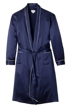 PETITE PLUME Silk Long Robe