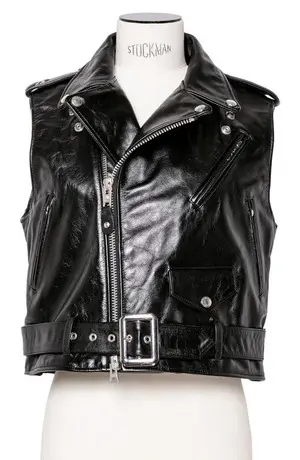 Sacai Madsaki Schott Blouson Leather Jacket