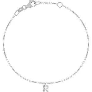 Bony Levy Bony Levy Monroe Reflecting Personalized Bracelet 18k White Gold - 1 Charm