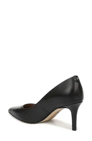 Sam Edelman Vienna Pointed Toe Pumps - Black Leather