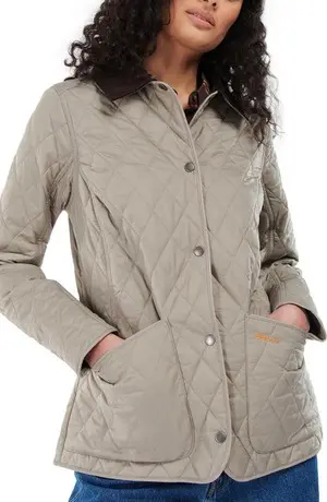 Barbour Barbour Annandale Diamond-Quilted Jacket Doeskin