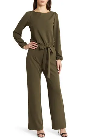 Nikki Lund Belted Jumpsuits