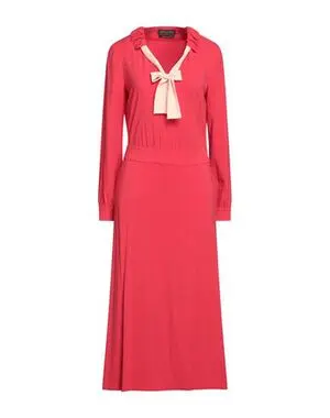 TRUSSARDI Midi Trapeze Dress With Bow Collar