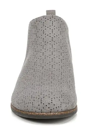 Dr. Scholl'S Rate Perforated Bootie - Dark Shadow Perforated Fabric