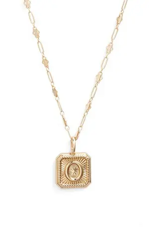 MIRANDA FRYE MIRANDA FRYE Harlow Initial Pendant Necklace Gold - O