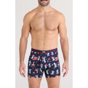 SAXX Daytripper Comfort Stretch Boxer Briefs Blue
