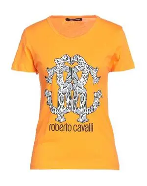 Roberto Cavalli Logo-print T-shirt - Orange