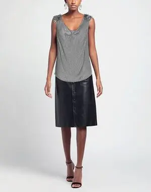 TRUSSARDI Embellished Top - Lead