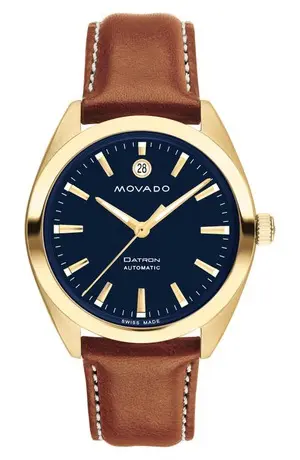 Movado Heritage Datron Strap Watch - Blue