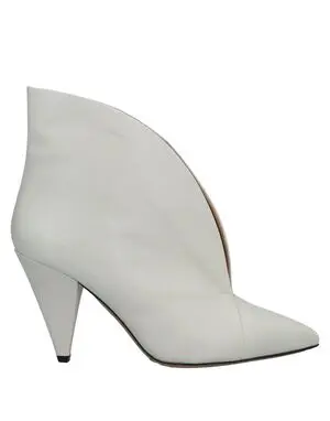 Isabel Marant ISABEL MARANT Ankle Boots In Calfskin Ivory