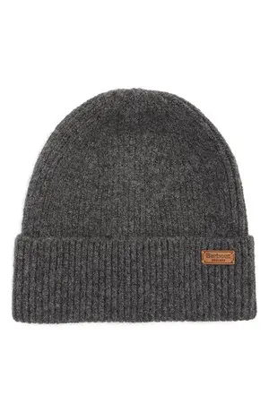 Barbour Pendle Beanie - Charcoal