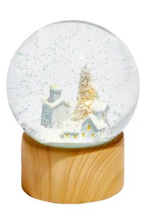 Nordstrom Lighted Village Snow Globe