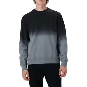Bugatchi Dip-dye Long Sleeve Cotton Sweatshirt