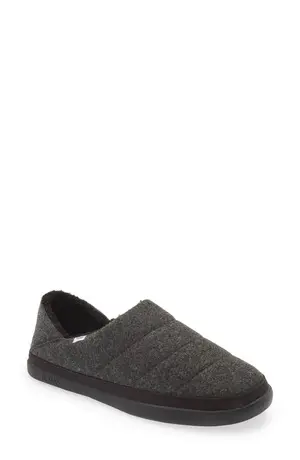 Toms Ezra Quilted Slipper Black