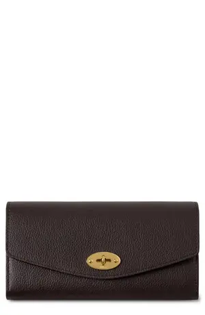 Mulberry Darley Leather Wallet Ebony