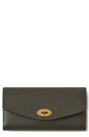 Mulberry Darley Leather Wallet Juniper Green