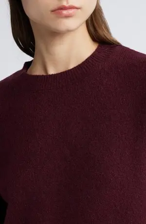 & Other Stories Crewneck Sweater - Red Dark