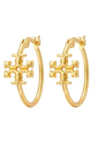 Tory Burch Eleanor Small Hoop Earrings