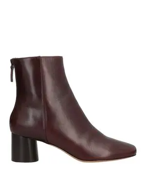 Sandro Ankle Boots In Leather - Brown