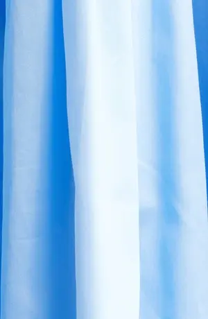 Aje Falling Water Puff Sleeve Cotton Midi Dress