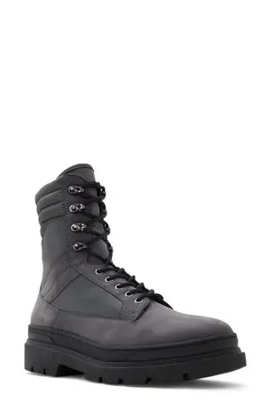 Aldo Field Combat Boot - Dark Grey