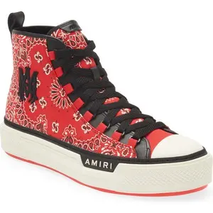Amiri Bandana B-ball Print High Top Sneaker