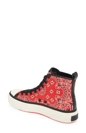 Amiri Bandana B-ball Print High Top Sneaker