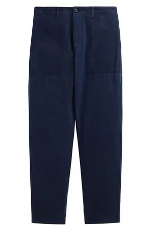 Alpha Industries Alpha Industries Fatigue Cotton Straight Pants Replica Blue