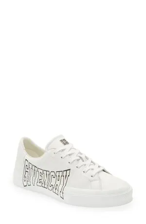 Givenchy City Sport College Logo Sneaker White/ Beige