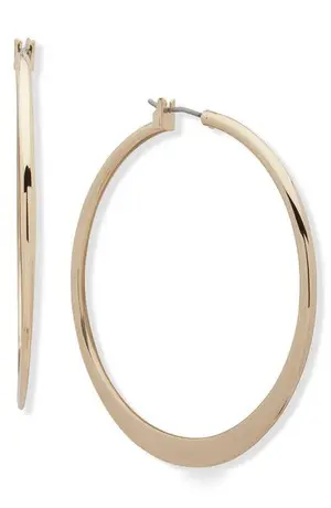 Ralph Lauren Thin Hoop Earrings - Gold