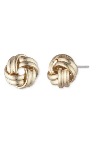 Ralph Lauren Knot Stud Earrings - Gold