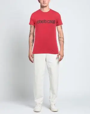 Roberto Cavalli T-shirt Size Cotton - Red