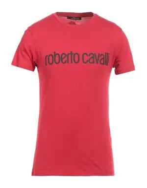 Roberto Cavalli T-shirt Size Cotton - Red