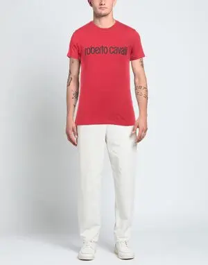 Roberto Cavalli T-shirt Size Cotton - Red