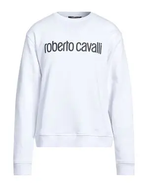 Roberto Cavalli Fleece Sweatshirt - White