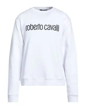 Roberto Cavalli Fleece Sweatshirt - White