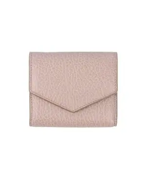 MAISON MARGIELA Woman Wallet Light Grey Size - Bovine Leather Mauve