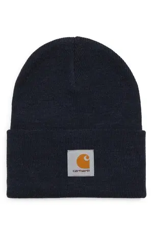 Carhartt Work In Progress Carhartt WIP Heather Knit Watch Hat Dark Navy