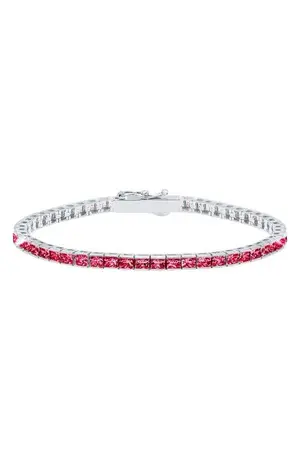 CRISLU Crislu Tennis Bracelet Ruby