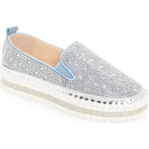AZALEA WANG Rhinestone Sneakers