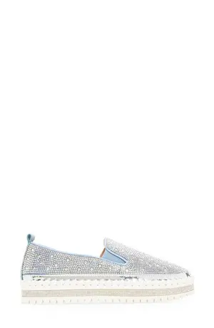 AZALEA WANG Rhinestone Sneakers