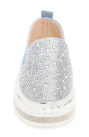 AZALEA WANG Rhinestone Sneakers