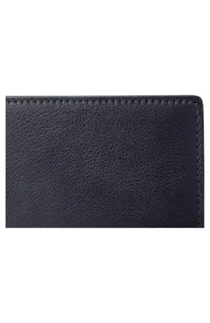 Bosca Id Flap Bifold Wallet - Blue/ Black
