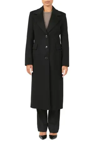 Fleurette Holland Longline Wool Coat