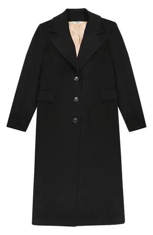 Fleurette Holland Longline Wool Coat