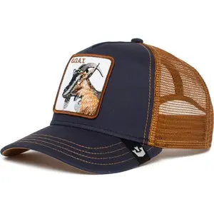 GOORIN BROS G.O.A.T. Patch Trucker Hat Navy