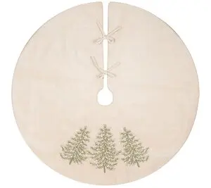 C&F HOME Winter Garden Tree Skirt - One-color