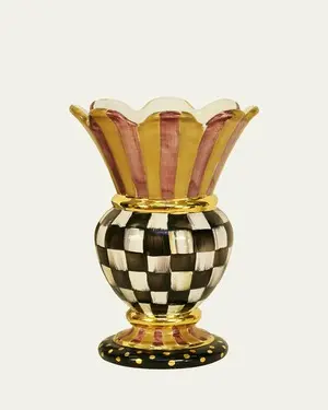 MACKENZIE-CHILDS Courtly Check Great Vase - Assorted