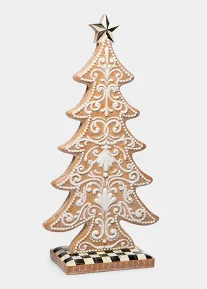 MACKENZIE-CHILDS 22" Gingerbread Cookie Tree - One-color