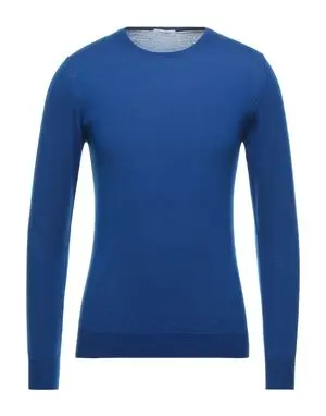 PAOLO PECORA PAOLO PECORA Dark Wool Crewneck Sweater Bright Blue
